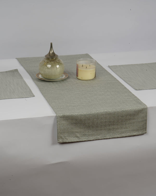 Slate Grey Table Runner | Prayasa – Prayasa IN
